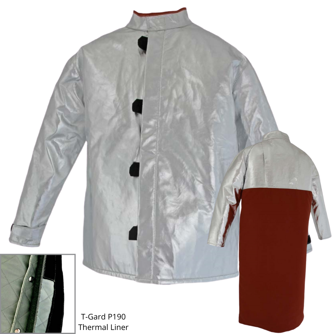 Foundry Jacket - 800mm Centre Closure Combo Action Back Unlined FCA340 ...