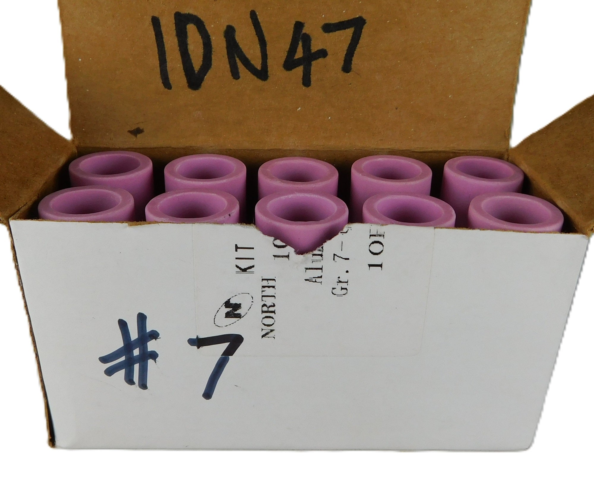 #7 TIG Gas Cups WP-17.18.26 10N47 Alumina Ceramic Cups-Nozzles 10Pc ...