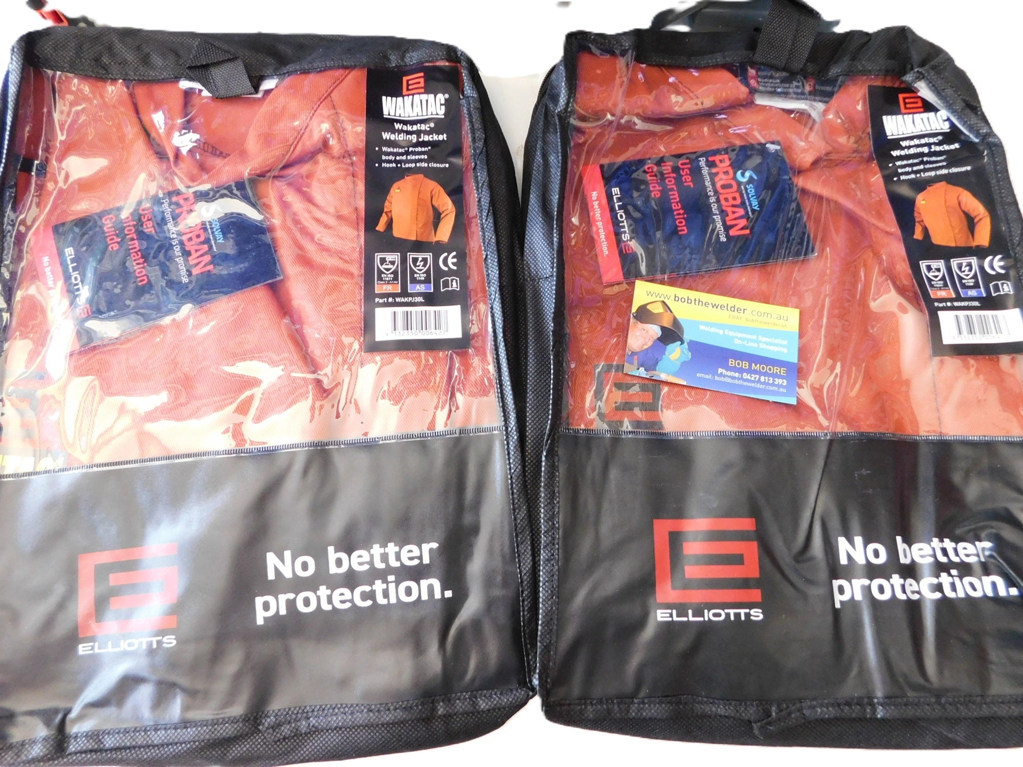 2Pcs WAKATAC Proban Welders Jackets WAKPJ30-LARGE – Bob The Welder