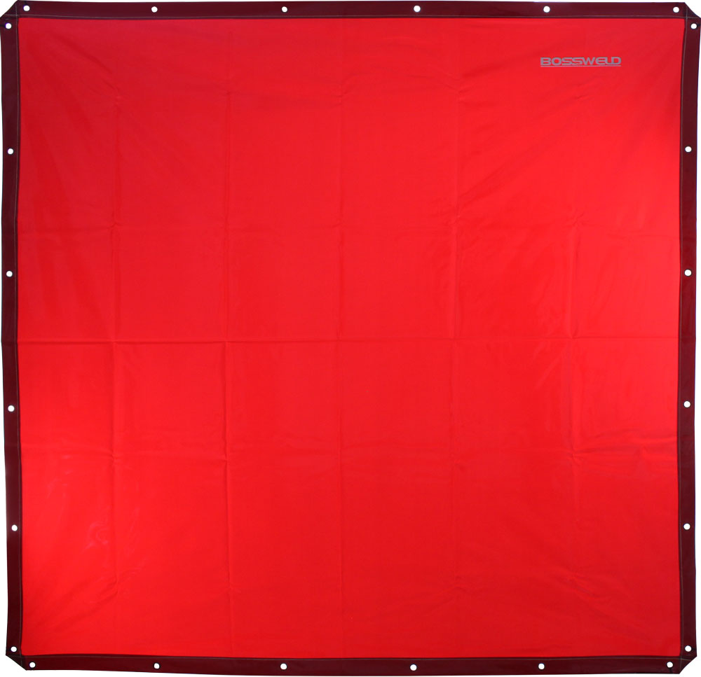 1.74m x 1.74m Welding Screen RED Mobile 700711 – Bob The Welder