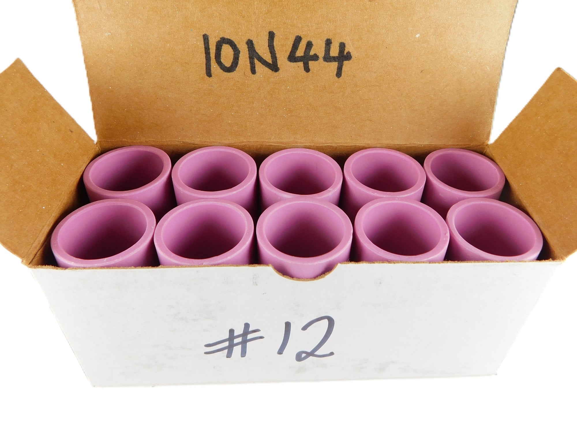 #12 TIG Gas Cups WP-17.18.26 10N44 Alumina Ceramic Cups-Nozzles 10Pc ...