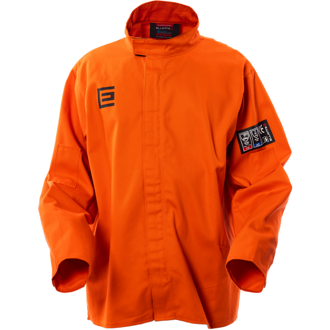 Welders Jackets Proban® High Visibility Orange Welding Jacket OPWJ30L ...