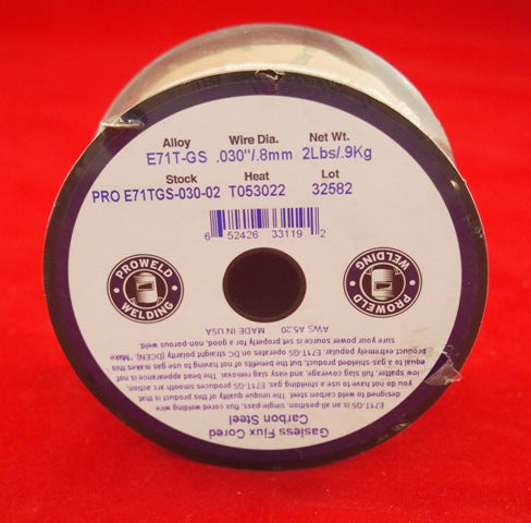 0.8mm/0.9Kg Gasless MIG Wire (AWS E71T-GS) USA – Bob The Welder