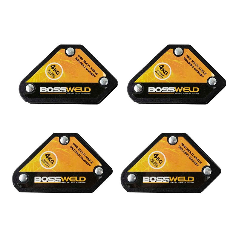Mini Magnets Bossweld Multi Angle 4 Pack 886028 – Bob The Welder