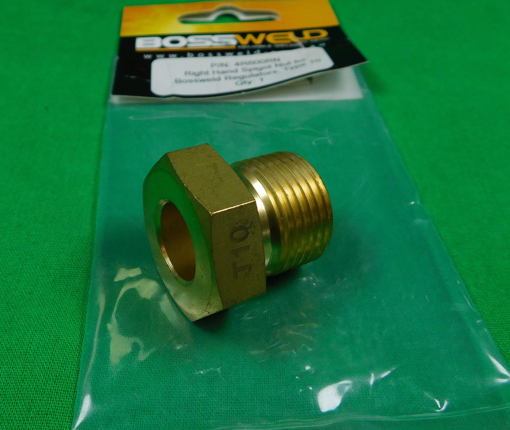 Gas Regulator Nut RH Type 10 4R600RN – Bob The Welder