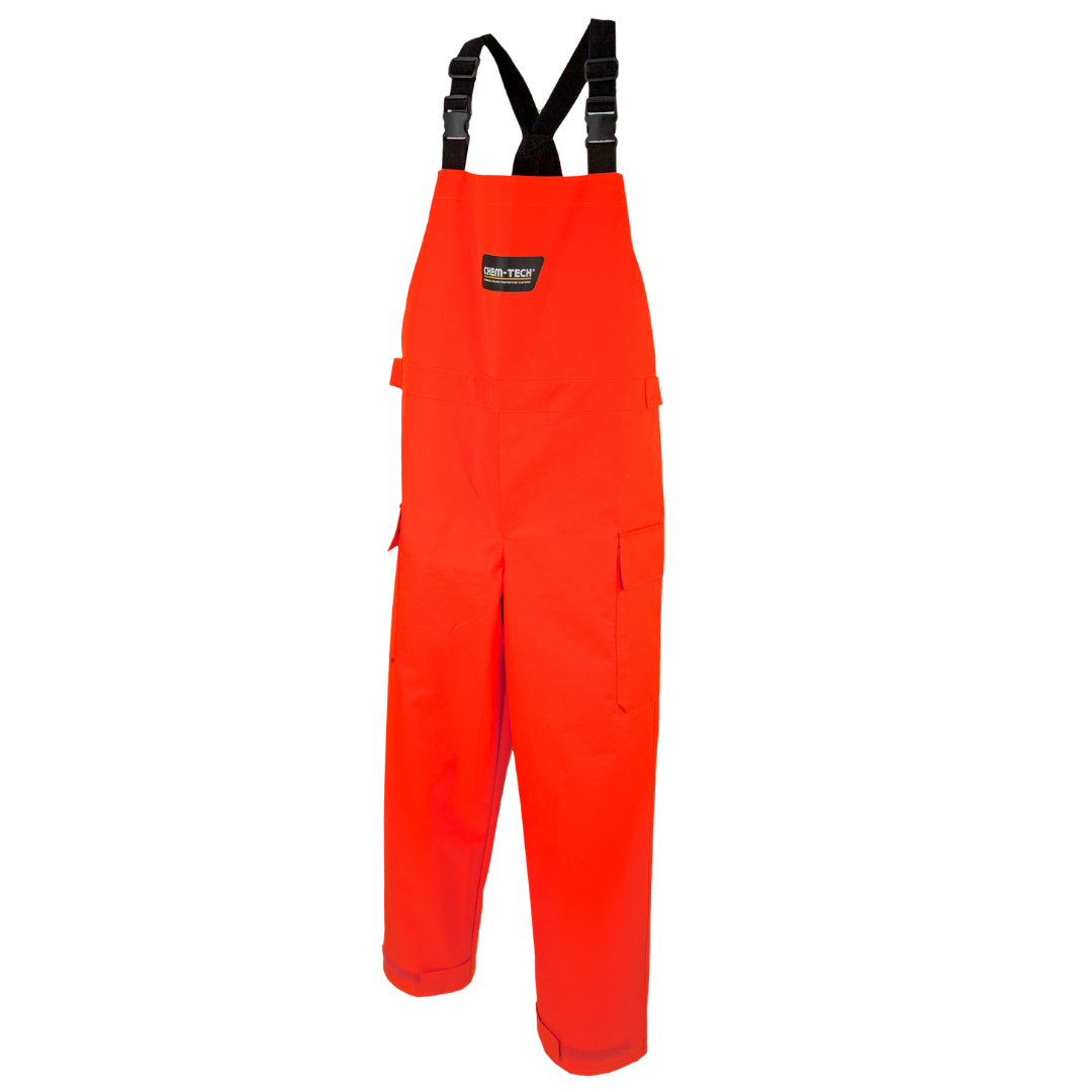 CHEM-TECH FRAS Bib & Brace Trousers, Chemical Splash Coverall, CHEM ...